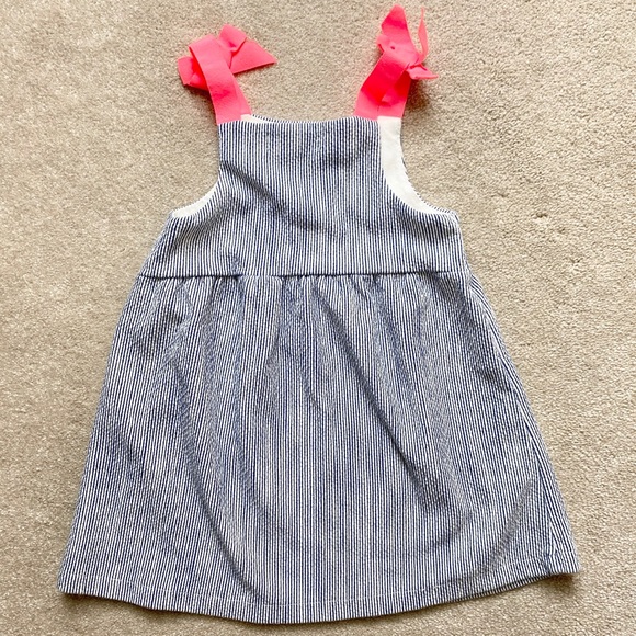 Zara | Dresses | Zara Toddler Girls Blue And White Ribbon Straps | Poshmark